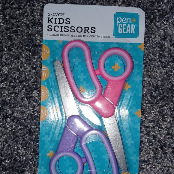 pen plus gear | Other | 5inch Kids Scissors Pink And Purple By Pen Plus ...